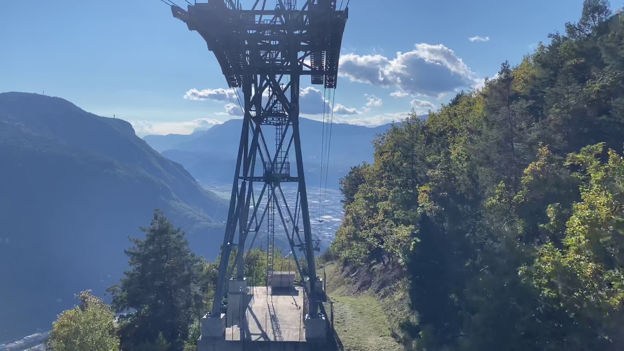 Seilbahn Oberbozen nach Bozen - YouTube