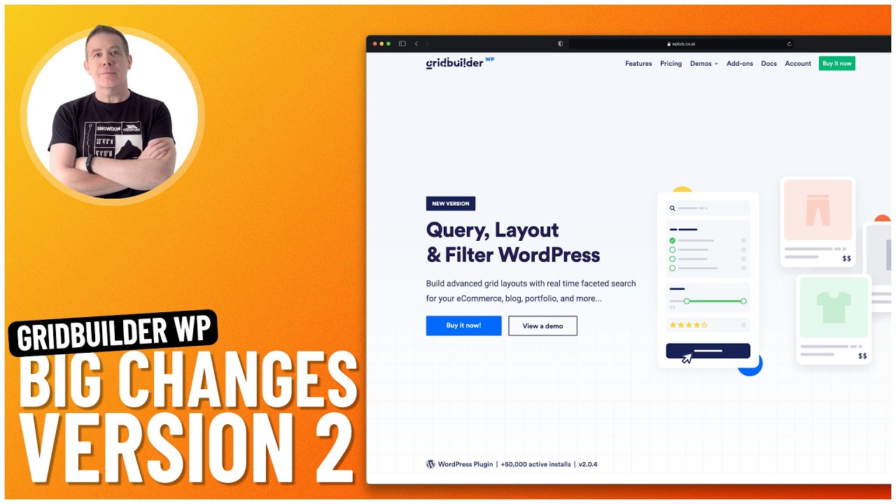 WP GridBuilder 2 | Guide to New Features and Enhancements (Cards) - YouTube