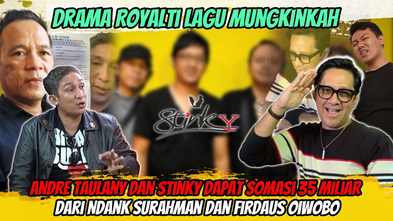 Andre Taulany dan Stinky Dapat Somasi Rp35 Miliar Lagu Mukinkah Ndank ...
