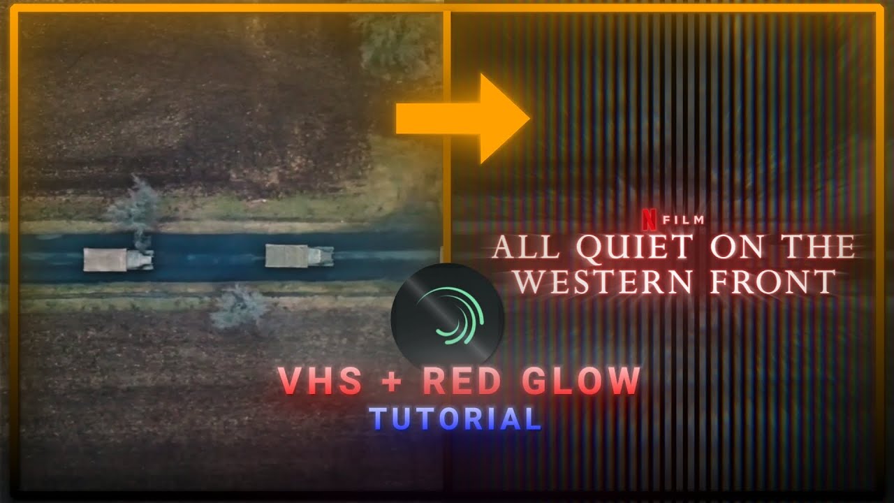 vhs + red glow || tutorial || Alight motion || Hems amp || like ae ...