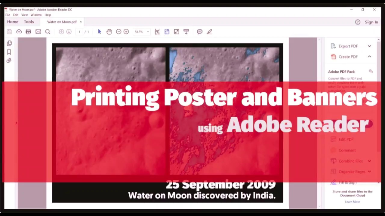 Large Poster and Banner Printing with Adobe Reader | A3 prints on ...