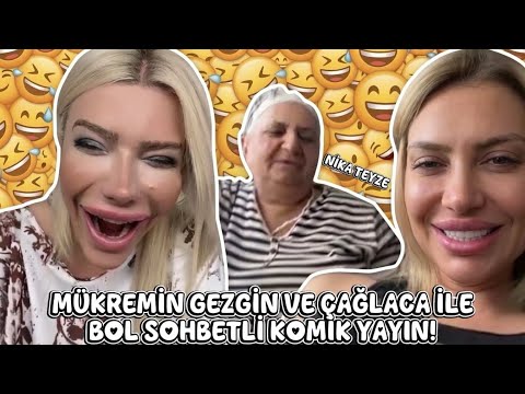 MÜKREMİN GEZGİN VE ÇAĞLACA İLE KOMİK SOHBETLİ TİKTOK CANLI YAYIN! NİKA TEYZEYE ŞAKA! #mükremingezgin