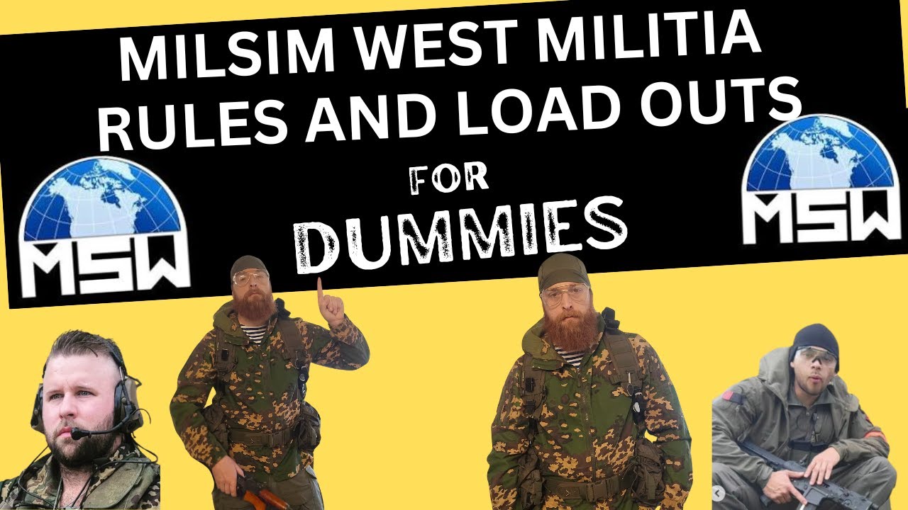 Milsim West Militia Rules/Load Outs *UPDATED* - YouTube