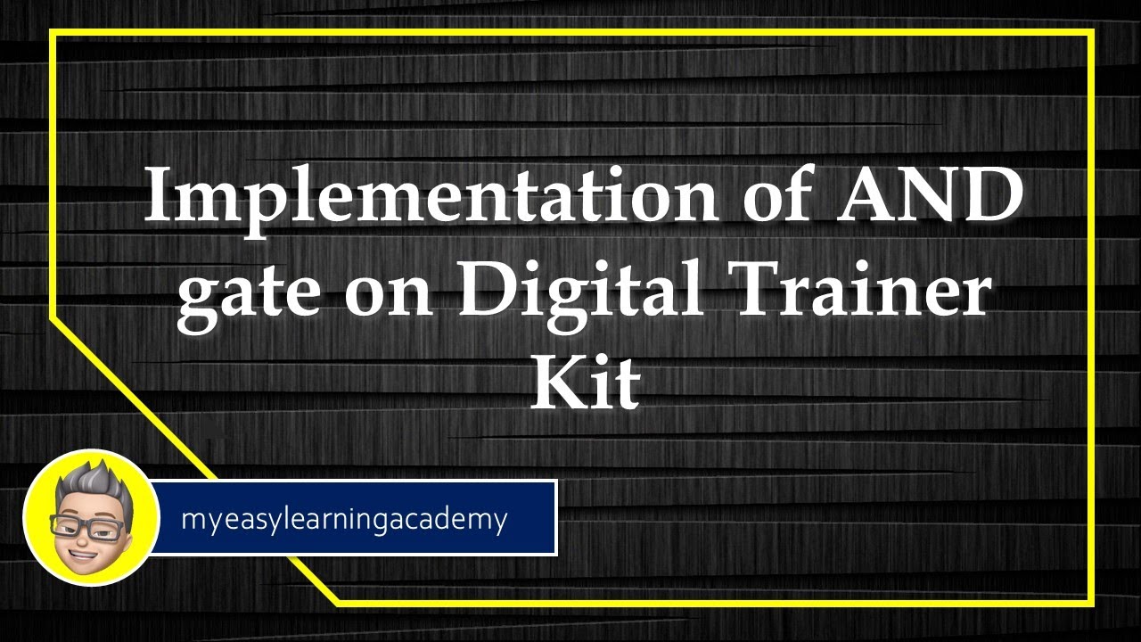Implementation of Basic AND gate | Digital Trainer Kit - YouTube