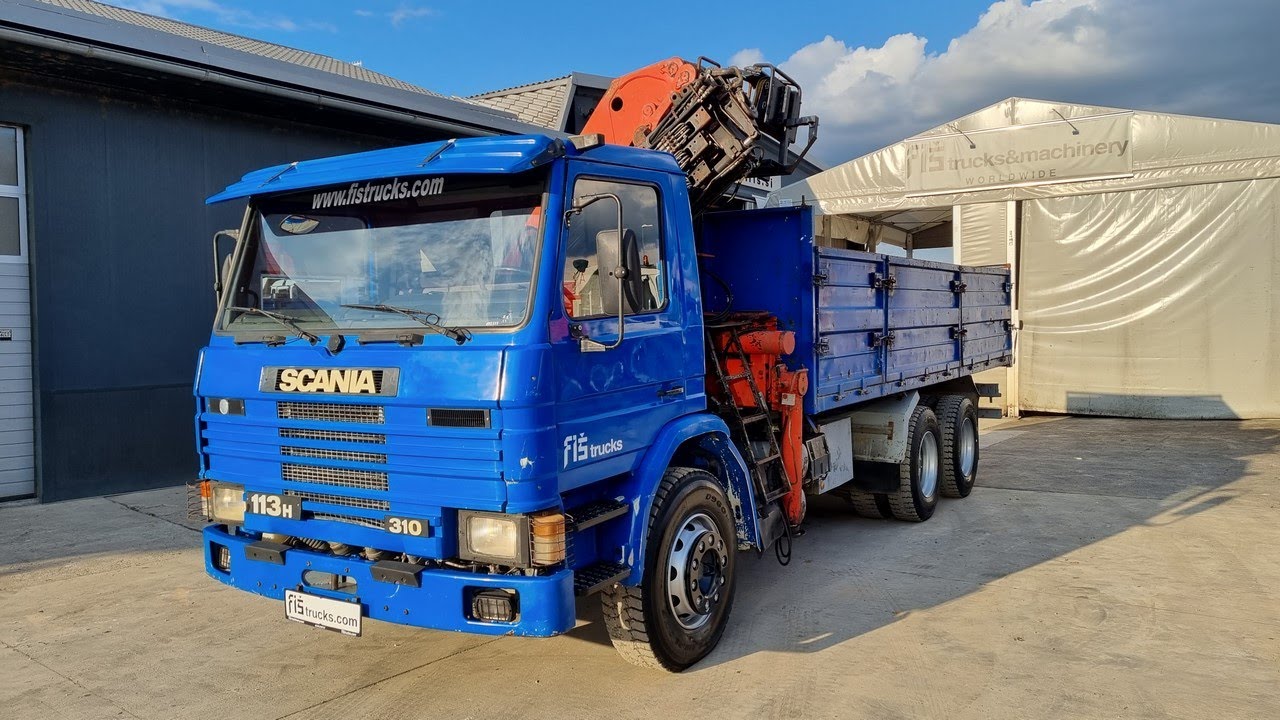 SCANIA P 113 310 6X4 - FIŠ TRUCKS SLOVENIA - YouTube