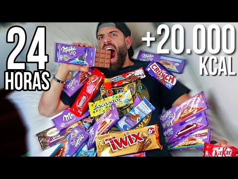 24 HORAS COMIENDO CHOCOLATE | +20.000 KCAL EN UN DIA