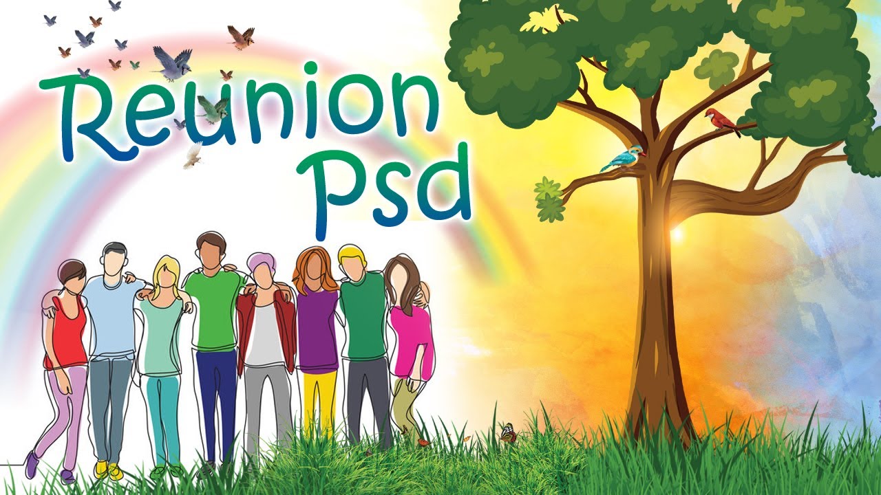 REUNION PSD DESIGN FLEX BANNER - YouTube