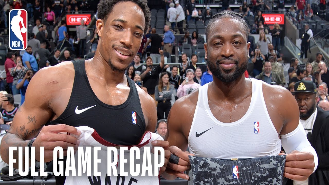 HEAT vs SPURS | Dwyane Wade's Final Game In San Antonio | March 20 ...