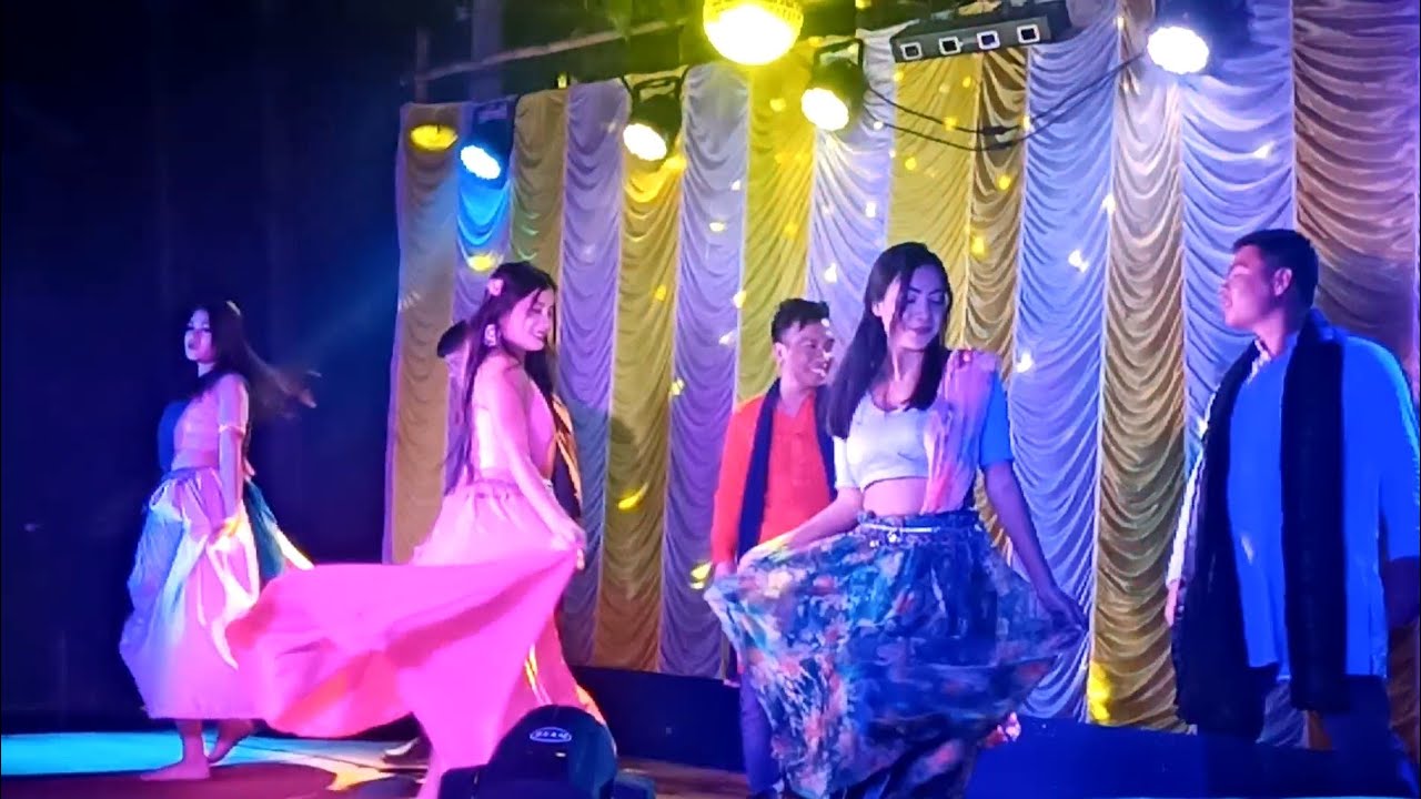 Actress 3 sushmita, sebika& Rungthal Reang||performance at kailash ...