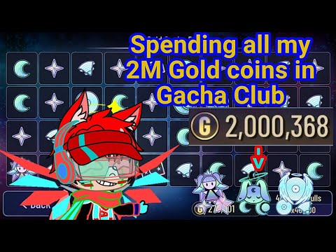 Spending all my 2M Gold coins in Gacha Club || Gacha Club ...