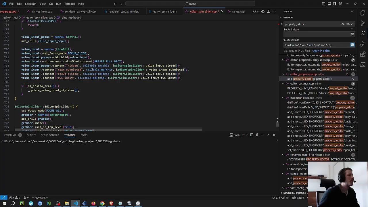 C++ | Godot | Studying Editor UI nodes from source code part 2 - YouTube