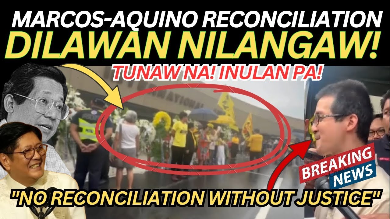 MGA DILAWAN NILANGAW AT INULAN SA NINOY AQUINO DAY. MARCOS MAKIPAGBATI ...