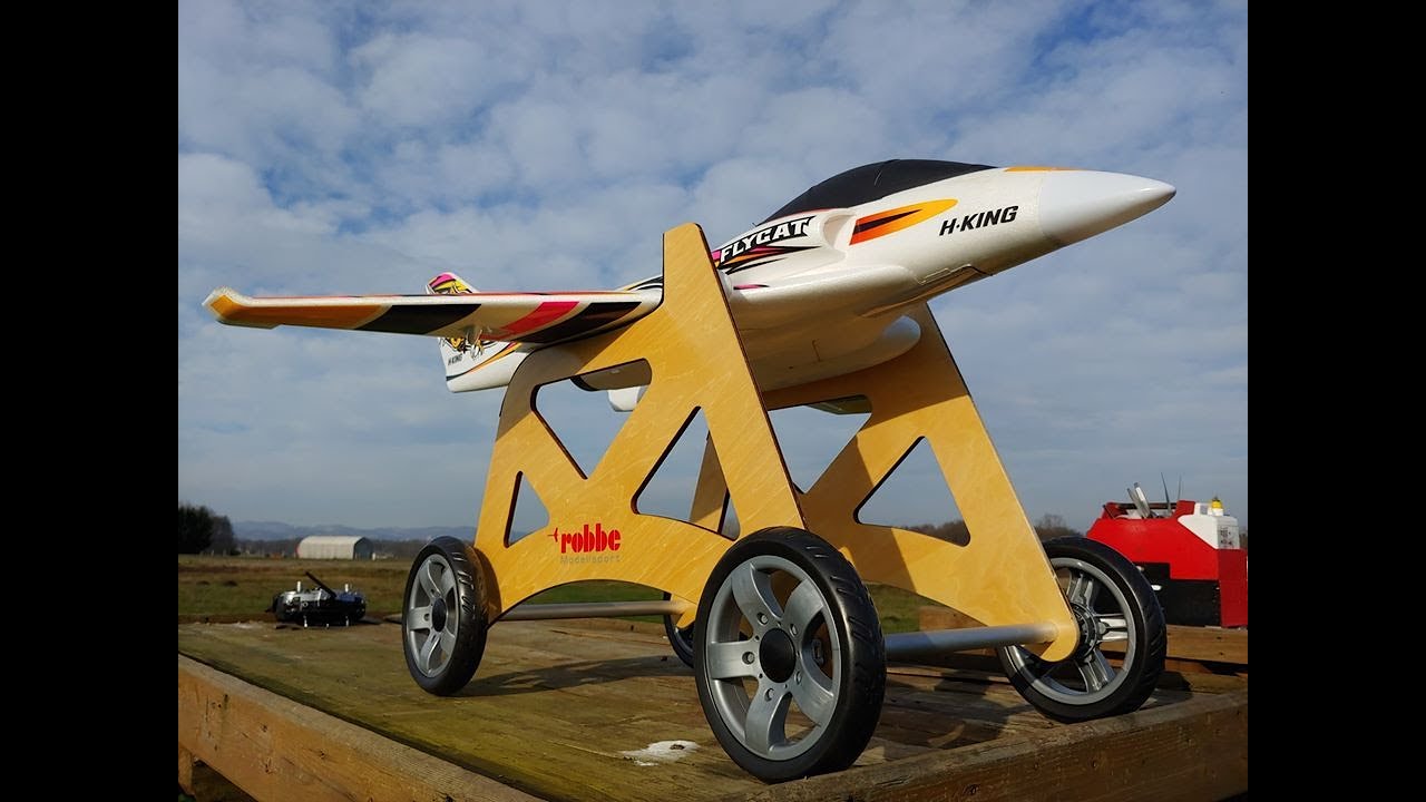 Flycat 70mm 12-Blade EDF Jet 6S & Robbe Trolley WHATS DIS HEY - YouTube