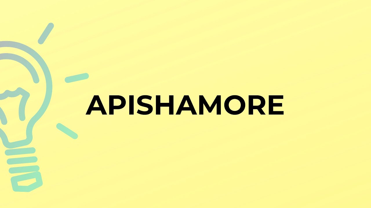 What is the meaning of the word APISHAMORE? - YouTube