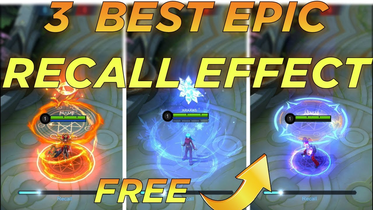 3 BEST EPIC RECALL | ALMOST FREE | MOBILE LEGENDS - YouTube