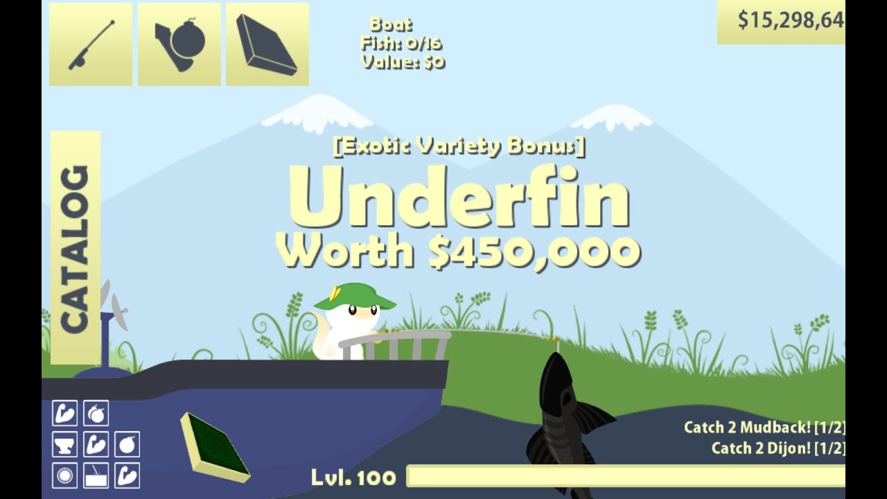 Catching Underfin (Secret Fish) - YouTube