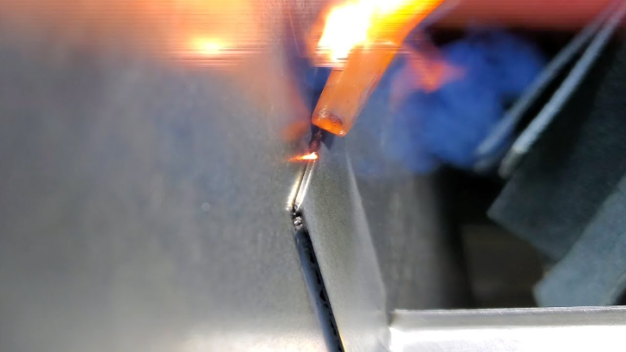 Laser Seam Welding .045" Stainless Steel to 18AWG Stainless Steel Plate ...