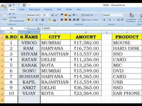 How to Insert Columns and Shift Data Without Losing Information #excel #formulas #account # ...
