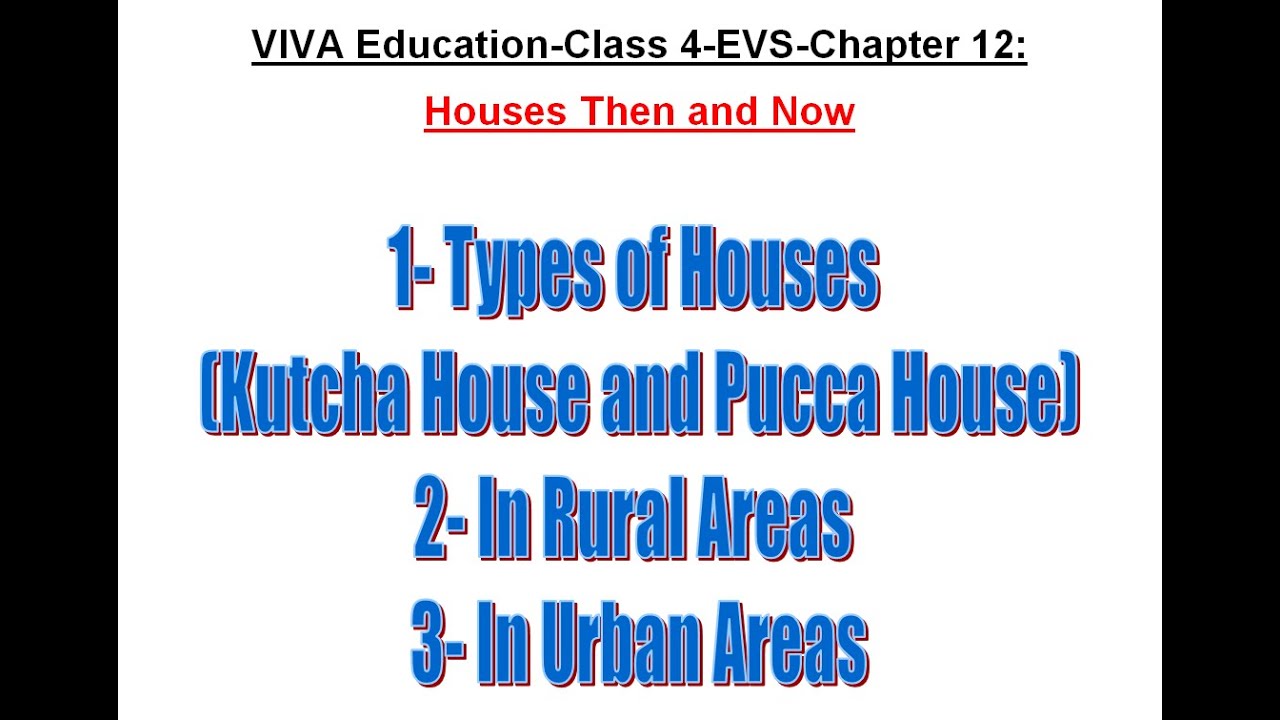 VIVA Education Class 4 EVS Chapter 12 Houses Then And Now YouTube viva-education-class-4-evs-chapter-12-houses-then-and-now-youtube