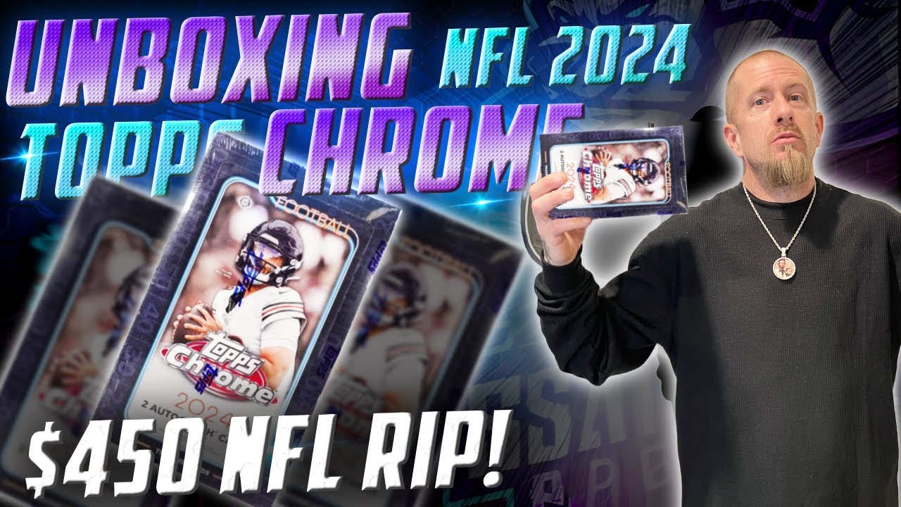 2024 Topps Chrome NFL Hobby Box! Worth the $450 Price Tag? 🔥 - YouTube