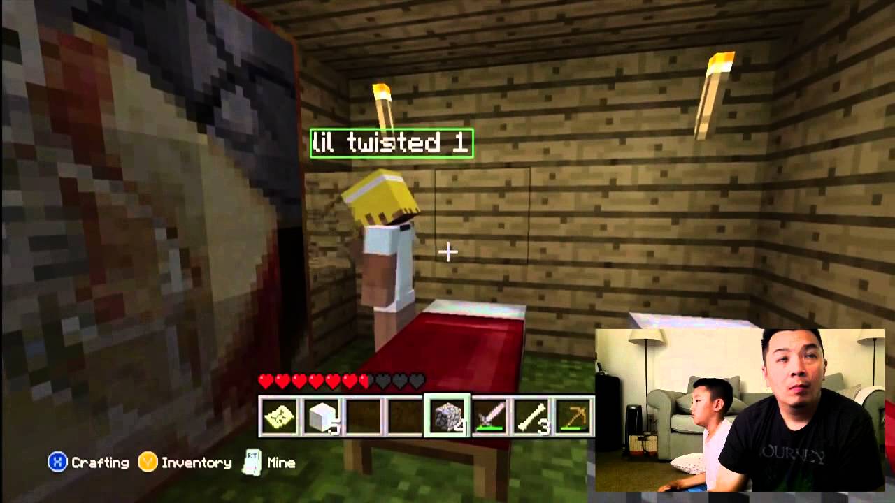 Father and Son Play: Minecraft - Part 2 - YouTube