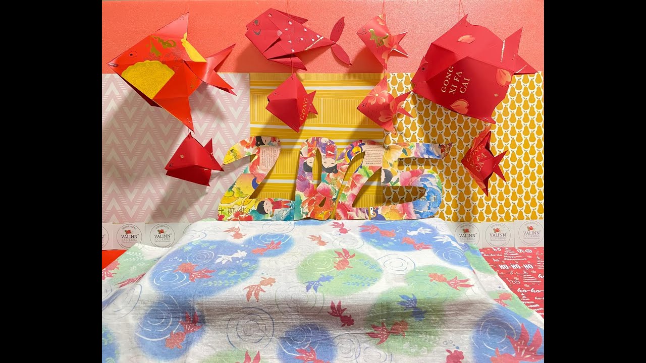 Making, drawing cute funny Big Fish Small Fish decorations (CNY 2025 ...