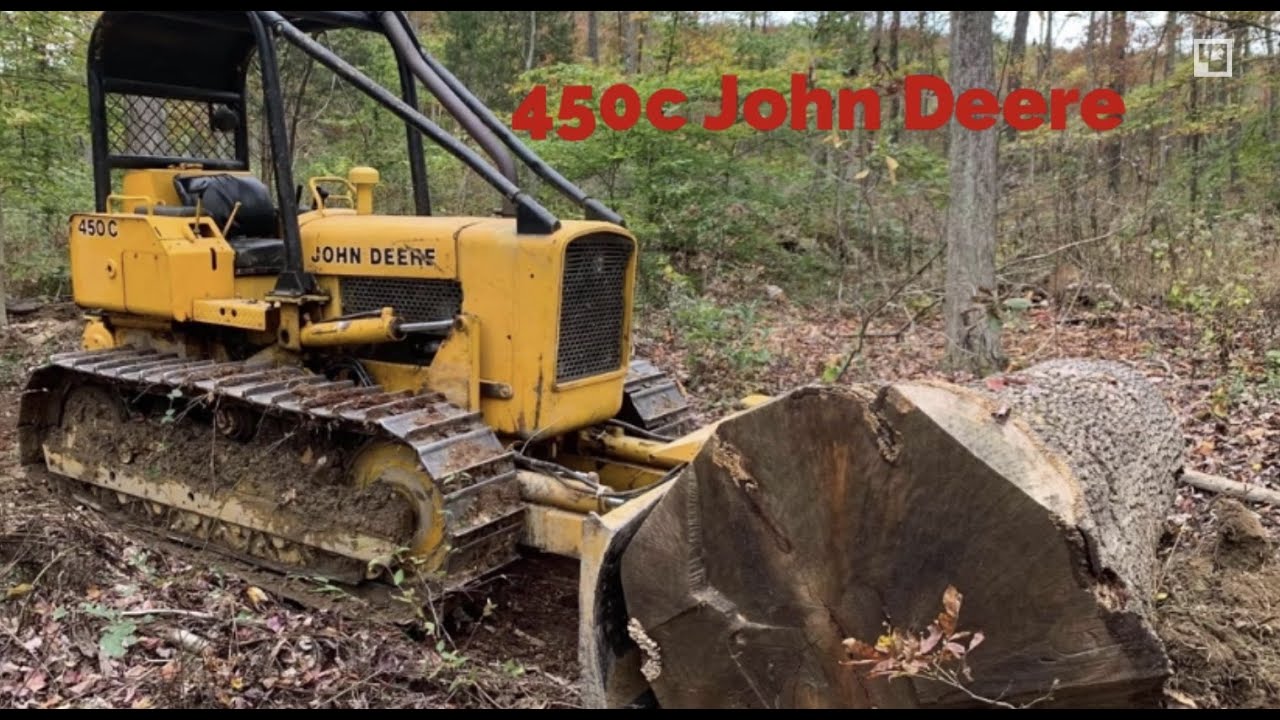 Fixing a logging dozer 450c John Deere - YouTube
