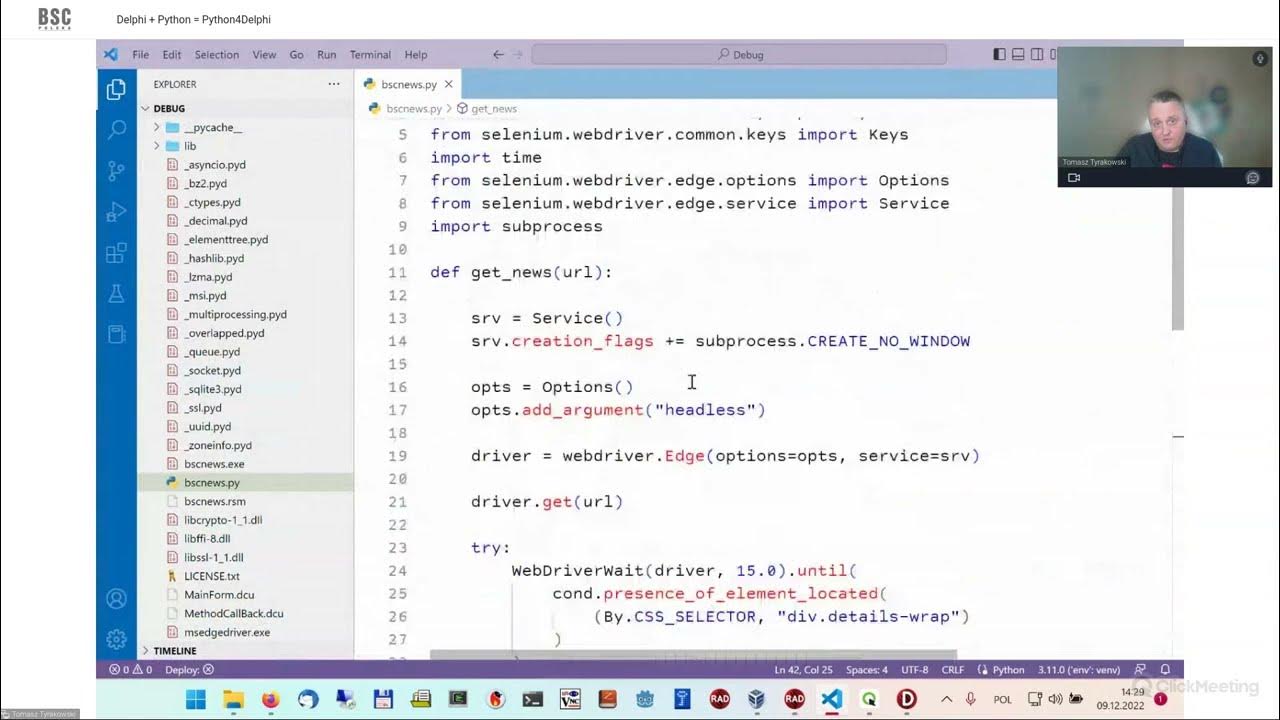 Delphi + Python = Python4Delphi - YouTube