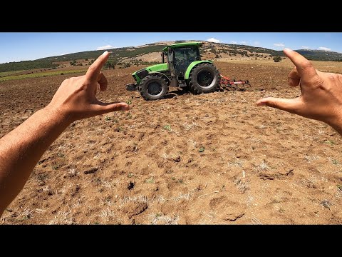 DEUTZ FAHR 5100G POWER SHUTTLE  İLE TİLLER ÇEKİYORUM