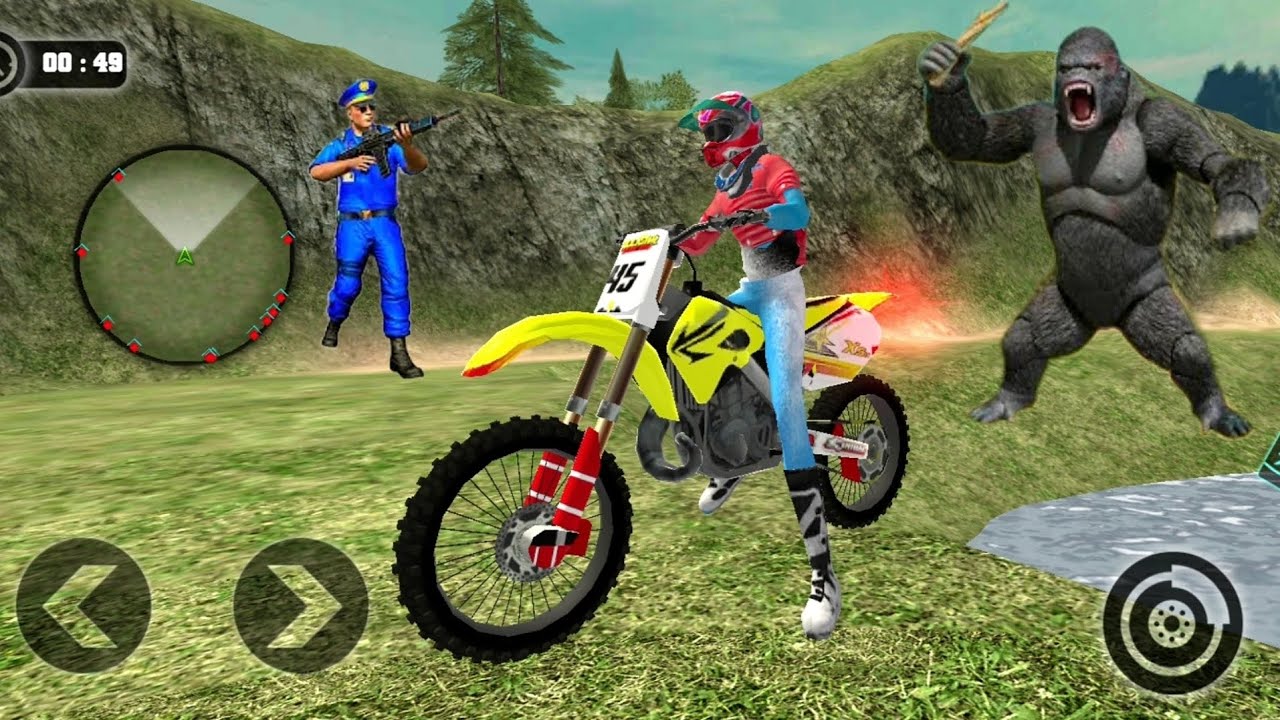 Extreme Motocross Bike Racing Simulator #7 - Uphill Offroad Motorbike ...