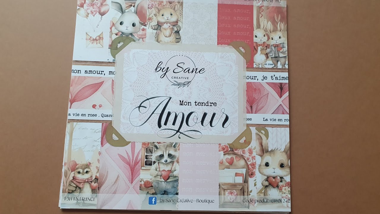 TUTO Album structure et reliure double accordéon "Mon tendre amour ...