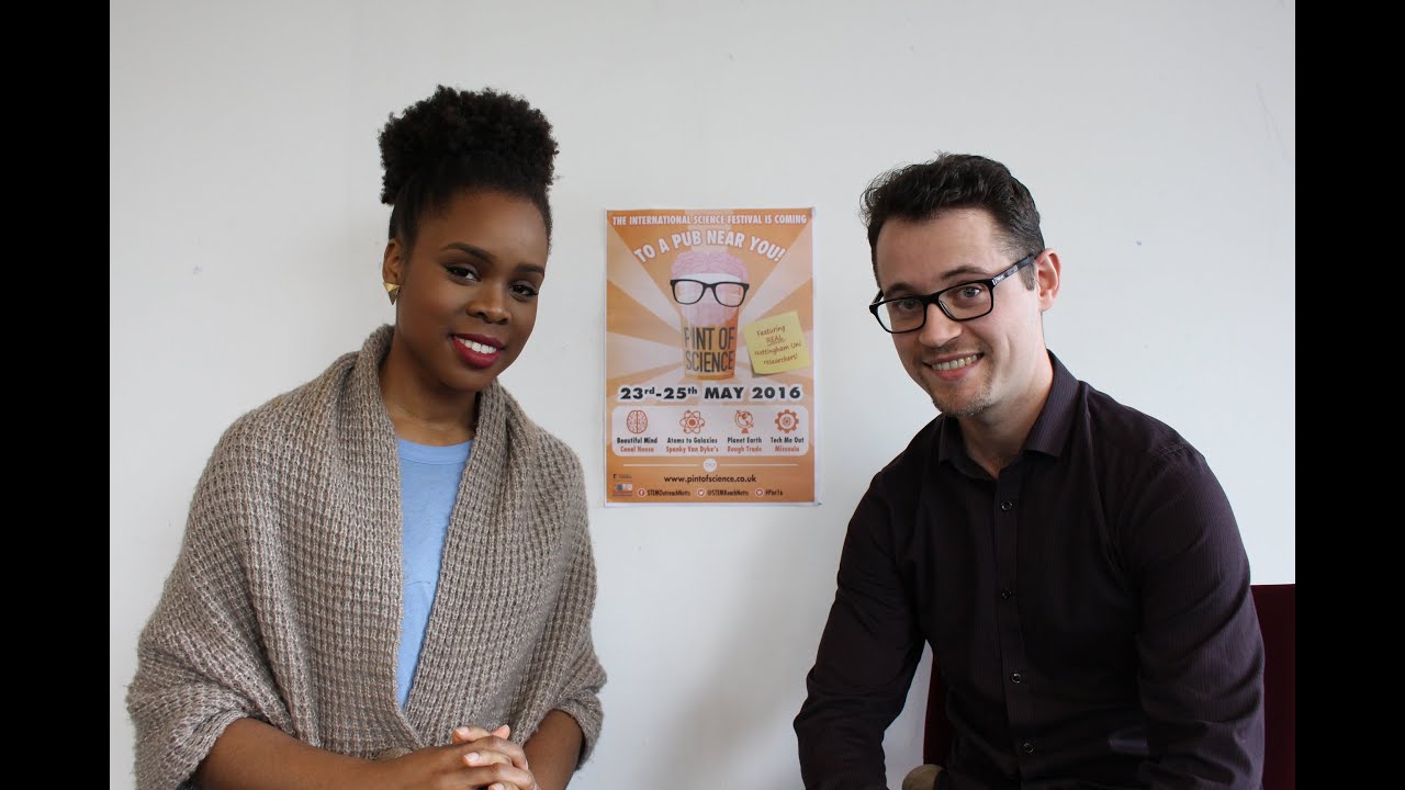 Pint of Science Nottingham: Kyle Baldwin & Growing Snowflakes - YouTube