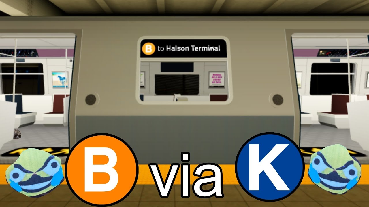 PST3-R (B) Train via the (K) Line to Halson Terminal - YouTube