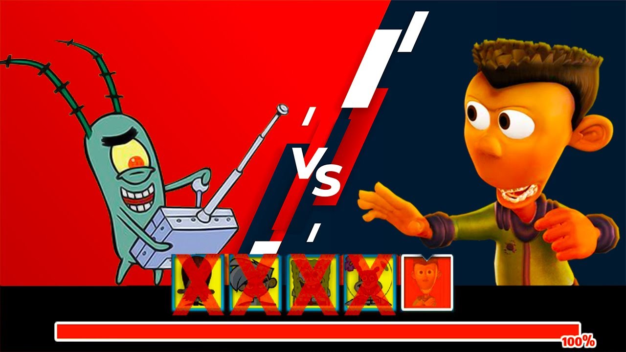 Super Brawl 2 X Reef Rumble Tournament - Plankton vs Five Strongest Opponents - YouTube