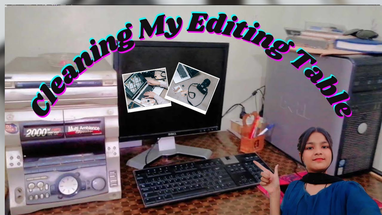 Cleaning My Editting Table - YouTube