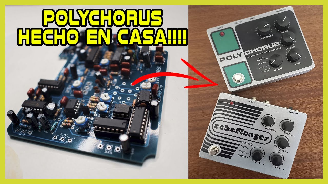 POLYCHORUS DIY! - ECHOFLANGER PEDAL DIY- Dandy Horse BUILT - handmade ...