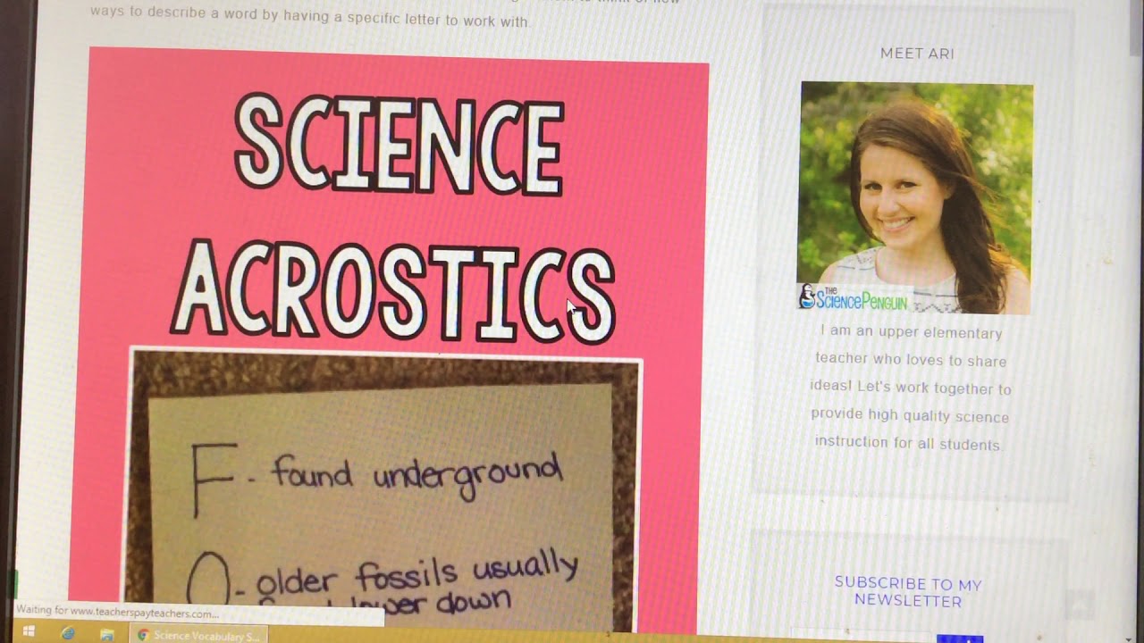 Intro to Chemistry Portfolio Project - YouTube