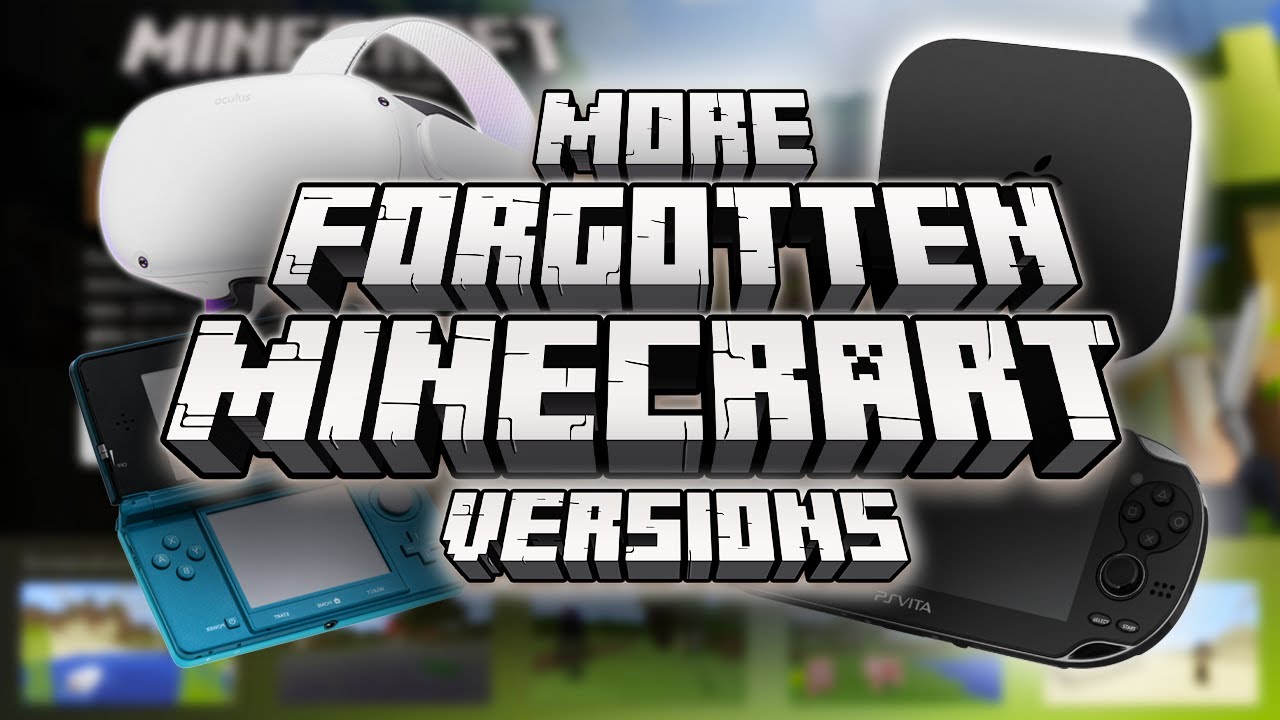More Forgotten Minecraft Versions - YouTube