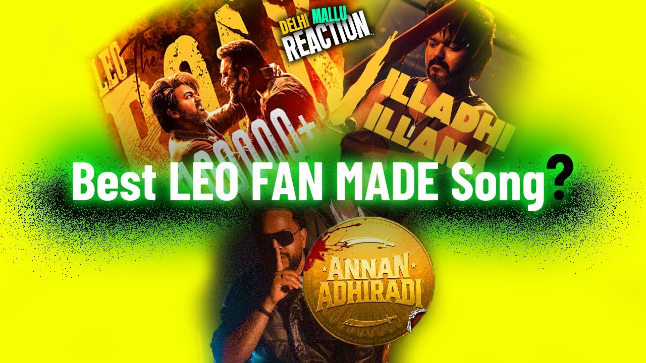 LEO PROMO & FAN MADE Songs Reaction |Thalapathy Vijay | Lokesh ...