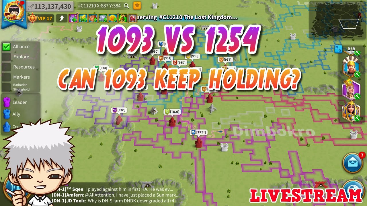 LIVE: 1093 vs 1254!! Can 1093 Hold 2 More Days? - YouTube