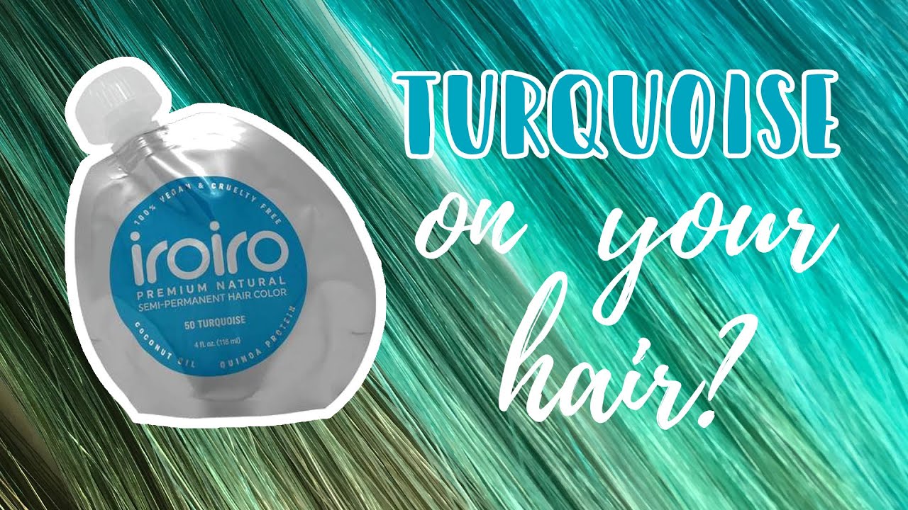 iroiro TURQUOISE | All Hair Level Swatches - YouTube