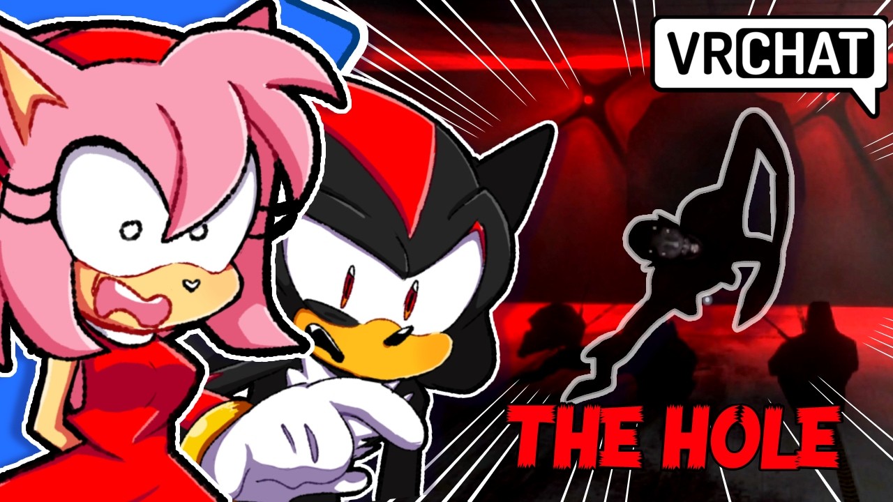 THIS GAME IS SCARY! | AMY Plays HOLE In VrChat FEAT. SHADOW - YouTube