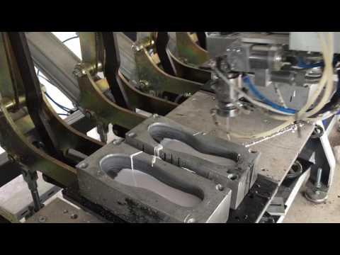 HGM MAKİNA 24 istasyon çift döküm çalkalamalı full otomatik terlik taban makinası