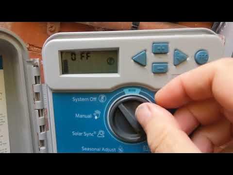 how to program rain delay Hunter x core timer tutorial instruction ...