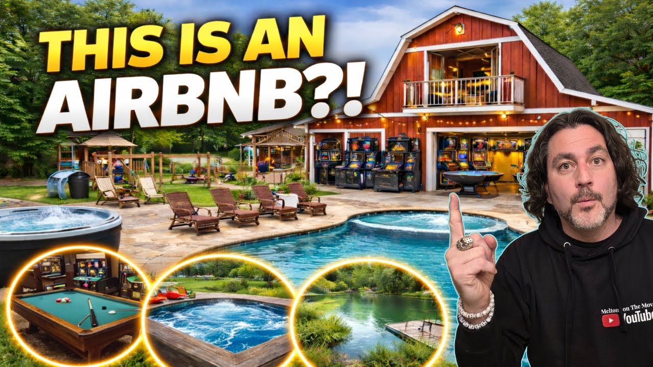 INSIDE This CRAZY Fun Airbnb Barn Rental! - YouTube