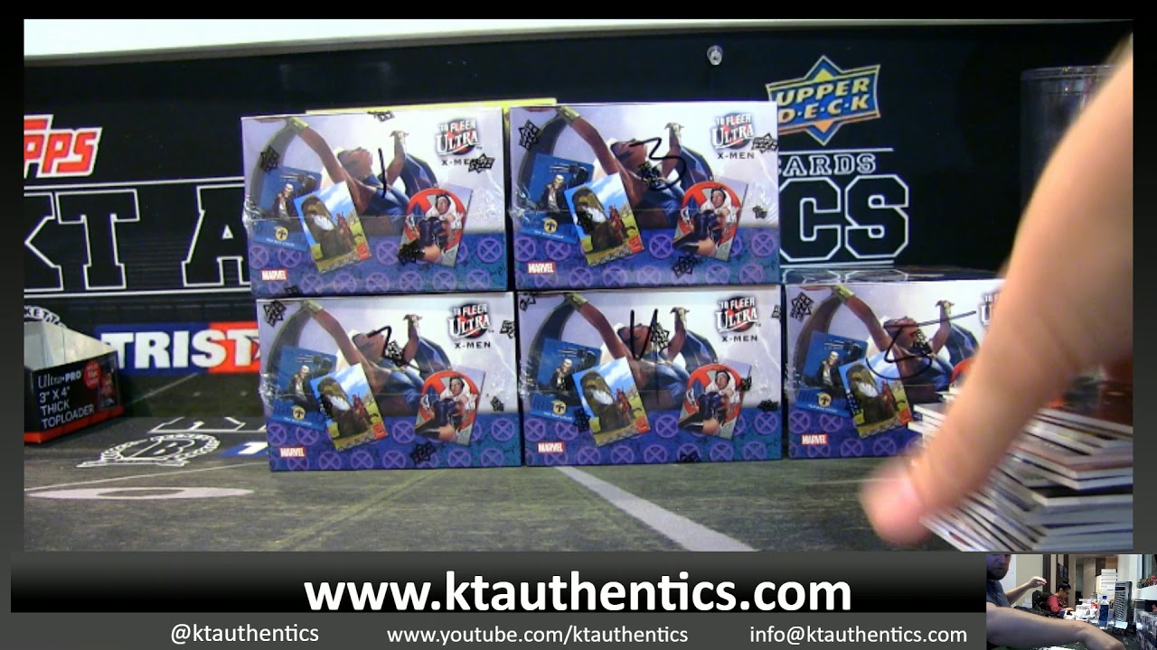 KTAuthentics - Upper Deck fleer ultra marvel x-men 2 hobby box break ...