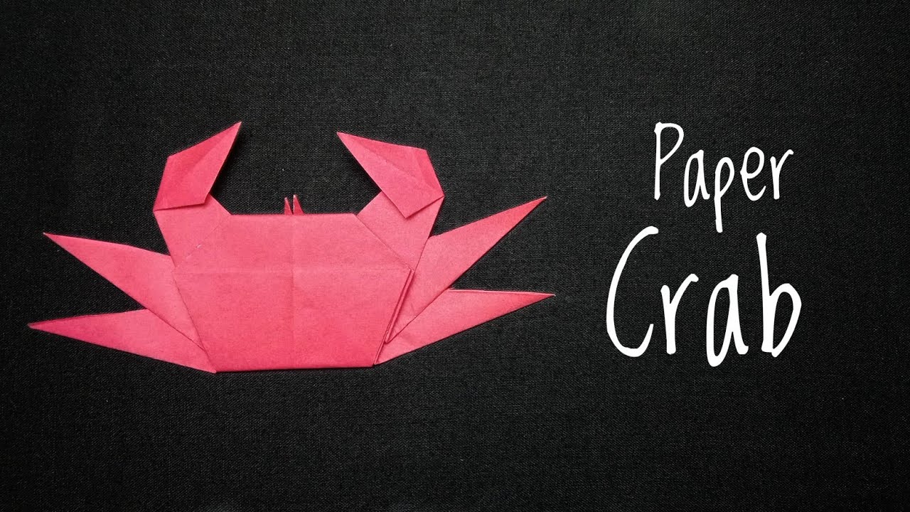 Paper Crab | How to make paper Crab - YouTube