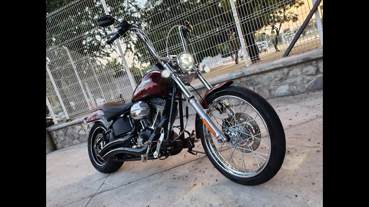 Softail Night Train 2008 motor 1600cc, 6 VELOCIDADES - YouTube