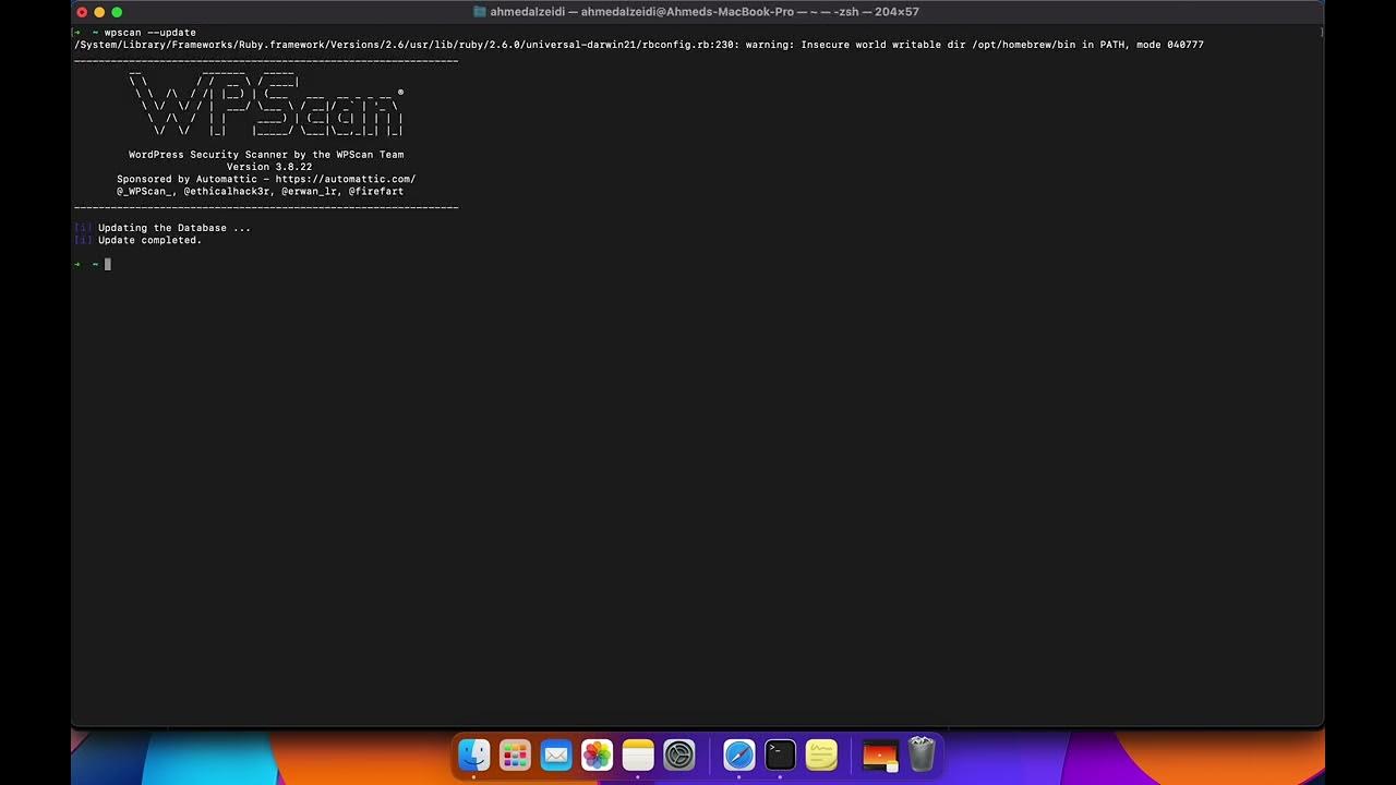 WPScan: Update - YouTube