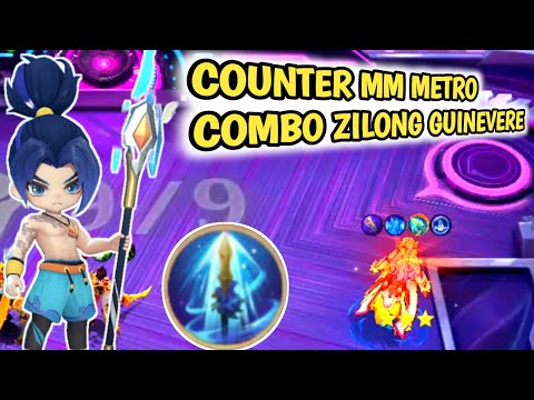 COMBO UNTUK COUNTER METRO MM | CARA BERMAIN COMMANDER ZILONG #magicchessgogo #mcgg 